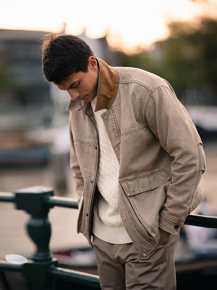 SIMWOOD 12oz Vintage Cargo Outdoor Jackets