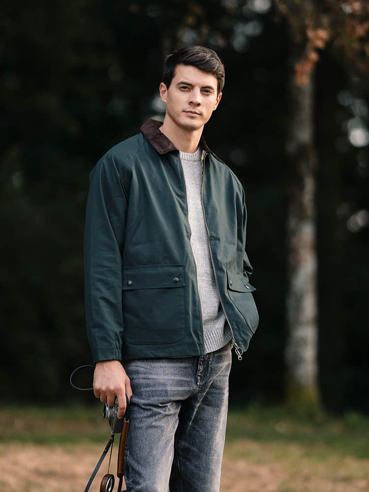 SIMWOOD 100% Cotton Jackets Men Fashion Outdoor Cargo Coats Fashion High Quality Clothes