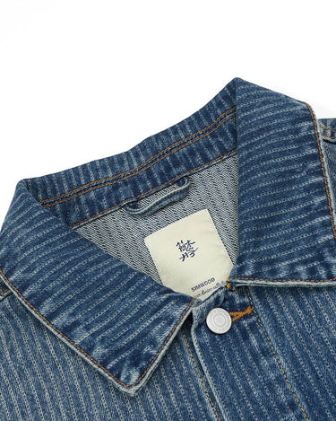 Vertical Striped Denim Jackets – SIMWOOD