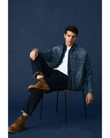 Vertical Striped Denim Jackets – SIMWOOD